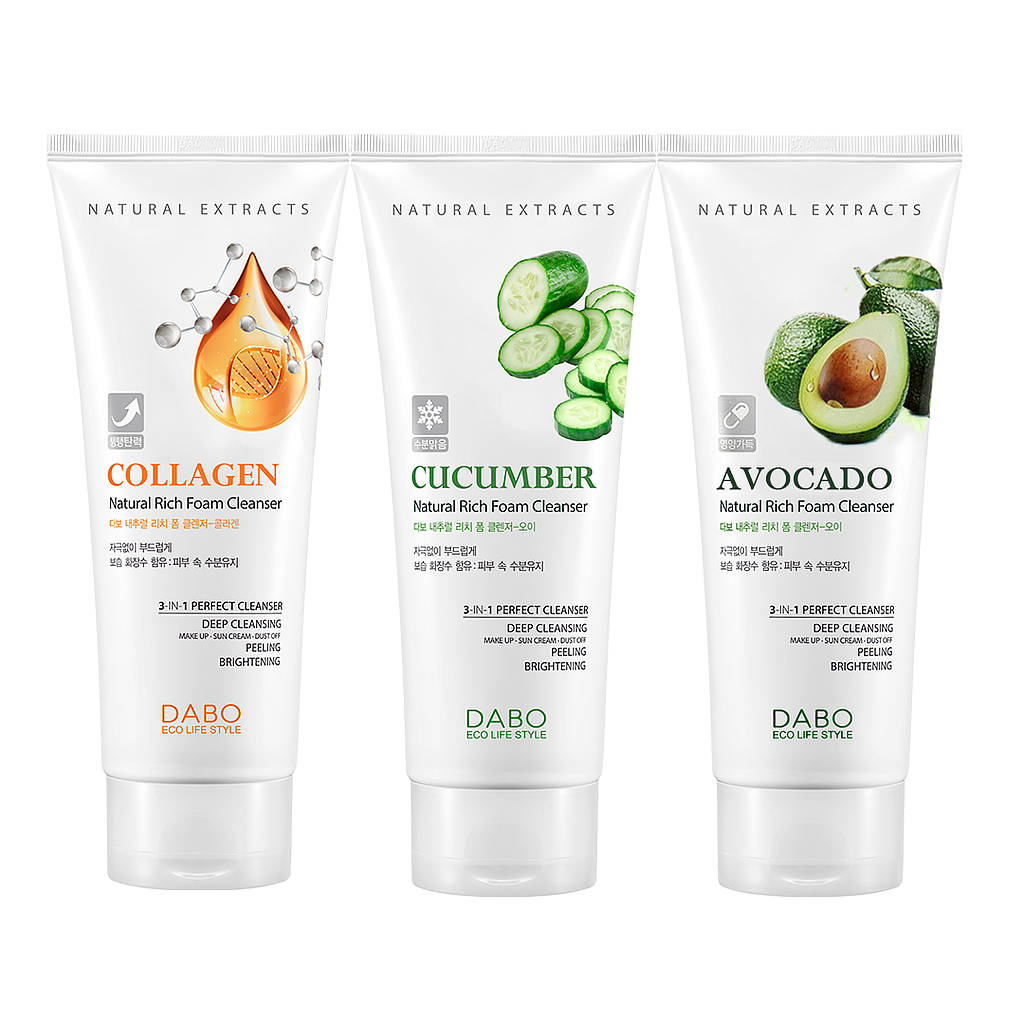 DABO Natural Rich Foam Cleanser | Pibukor